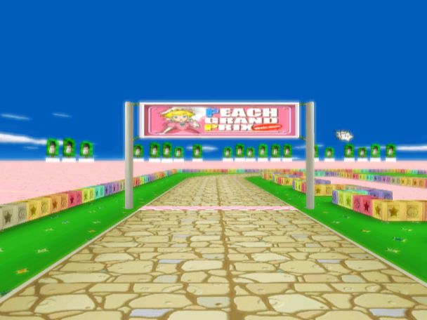 Bynt Circuit 3 (SNES Mario Circuit 3 Texture) - Custom Mario Kart