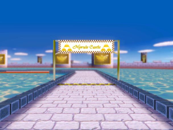 Hyrule Castle (GBA Bowser Castle 3 Texture) - Custom Mario Kart