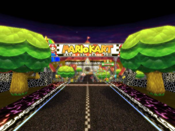 Mario Circuit in Ohio (Mario Circuit Texture) - Custom Mario Kart
