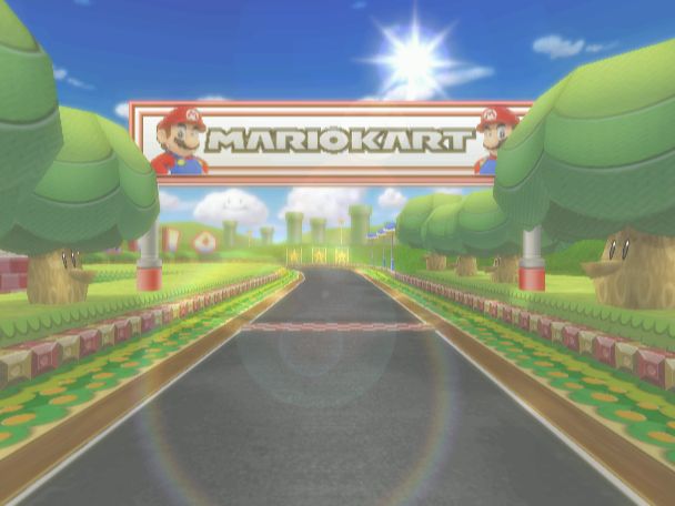 GCN Mario Circuit Remaster (GCN Mario Circuit Texture) - Custom Mario Kart