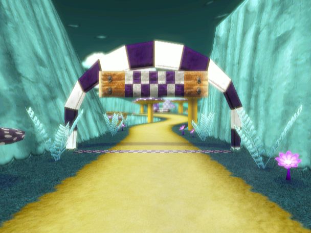 Alien Gorge (Mushroom Gorge Texture) - Custom Mario Kart