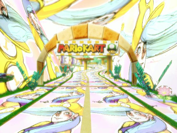 Rip MayroSMM (Mushroom Gorge Texture) - Custom Mario Kart