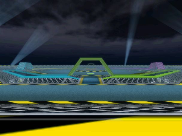 Rainy N64 Skyscraper (N64 Skyscraper Texture) - Custom Mario Kart