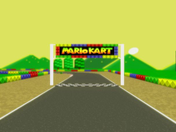 SNES Mario Circuit 2 (NiAlBlack) - Custom Mario Kart