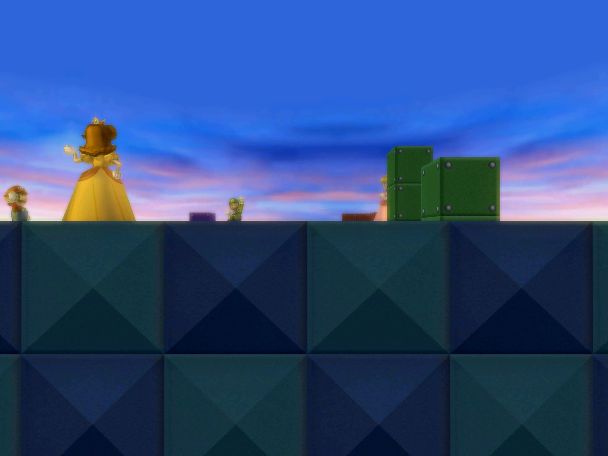 Nostalgic Block Plaza (Block Plaza Texture) - Custom Mario Kart