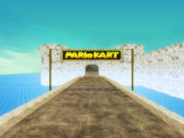 Camelot Ice Castle (N64 Bowser's Castle Texture) - Custom Mario Kart