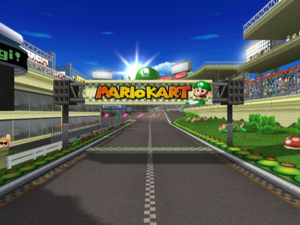 Luigi Circuit R (Luigi Circuit Edit) (Mayro) - Custom Mario Kart