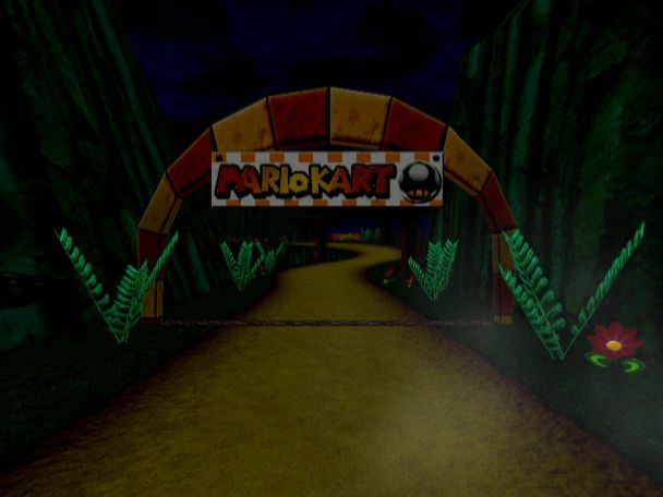 Dark Gorge (Mushroom Gorge Texture) - Custom Mario Kart