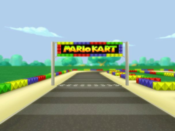 MKSC SNES Mario Circuit 3 (SNES Mario Circuit 3 Texture) - Custom Mario ...