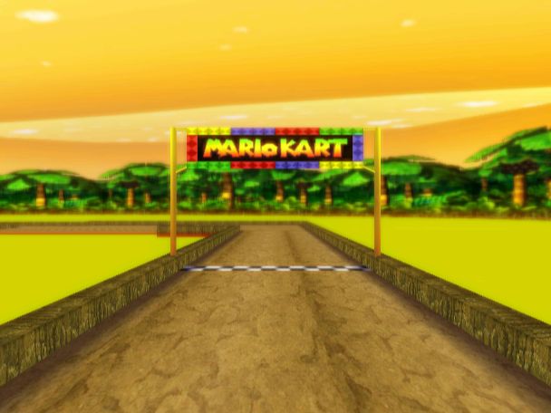 Tropical Jungle (GBA Bowser Castle 3 Texture) - Custom Mario Kart