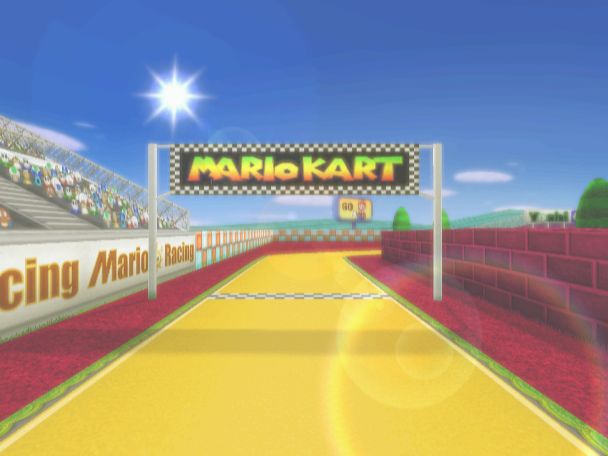 Mario's Crazy Raceway (N64 Mario Raceway Texture) - Custom Mario Kart