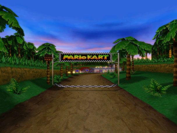Nostalgic N64 DK's Jungle Parkway (N64 DK's Jungle Parkway Texture ...