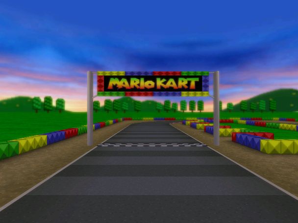 Nostalgic SNES Mario Circuit 3 (SNES Mario Circuit 3 Texture) - Custom ...
