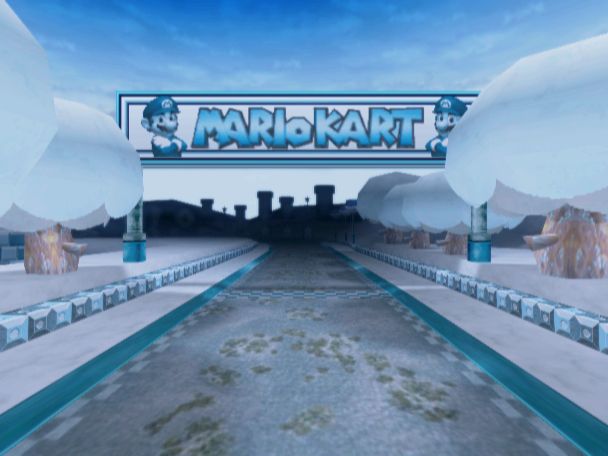 GCN Snowy Mario Circuit (GCN Mario Circuit Texture) (CrazyManRick ...