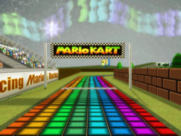 Future Raceway (N64 Mario Raceway Texture) - Custom Mario Kart