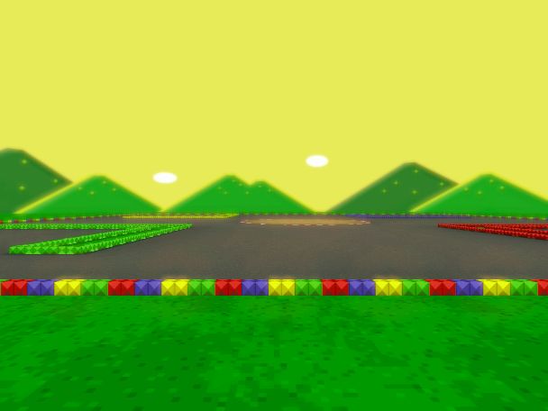 SNES Battle Course 3 (GBA Battle Course 3 Texture) - Custom Mario Kart