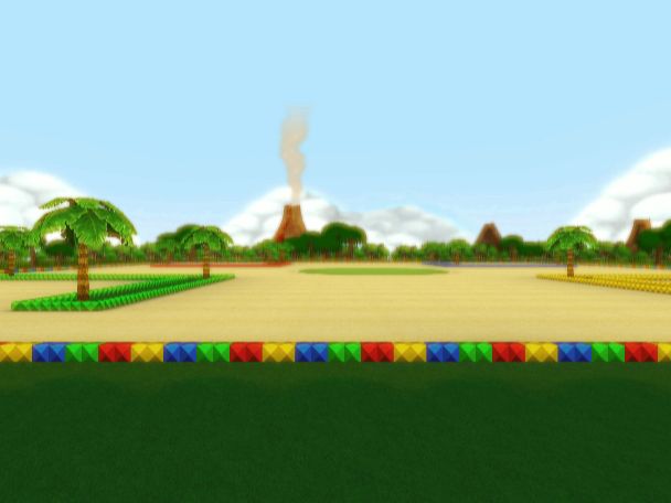 Lakeside Battle Park (GBA Battle Course 3 Texture) - Custom Mario Kart