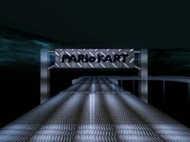 King Boo's Metal Valley (SNES Ghost Valley 2 Texture) - Custom Mario Kart