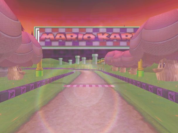 Thump Bump Circuit (GCN Mario Circuit Texture) - Custom Mario Kart