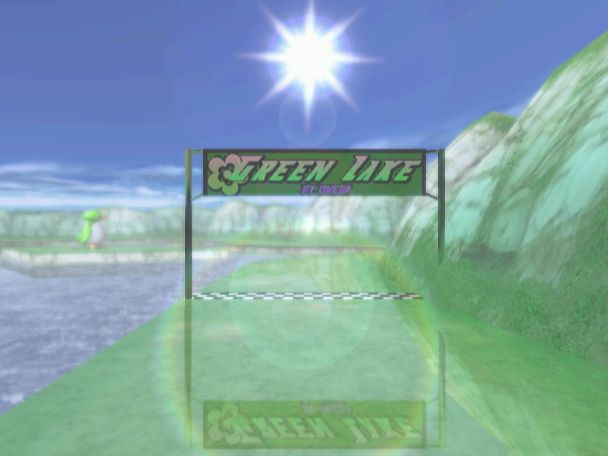 Green Lake (N64 Sherbet Land Texture) - Custom Mario Kart