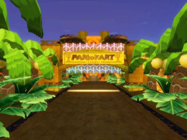 Bowser's Desert (Bowser's Castle Texture) - Custom Mario Kart