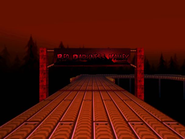 Red Darkness Valley (SNES Ghost Valley 2 Texture) - Custom Mario Kart