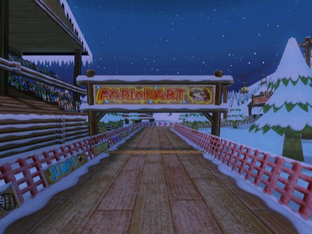 Night DK Summit (DK Summit Texture) - Custom Mario Kart