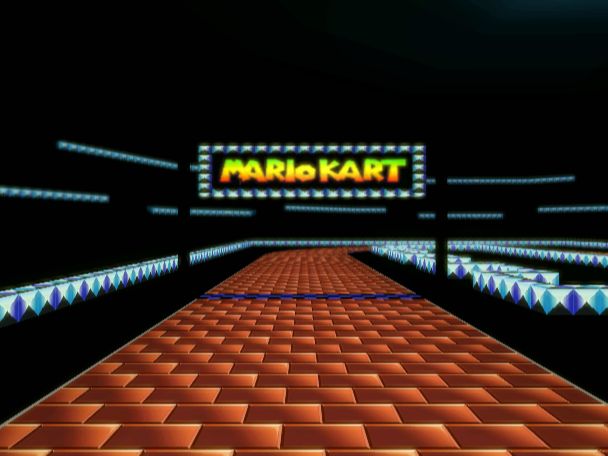 Mario Bros (SNES Mario Circuit 3 Texture) - Custom Mario Kart