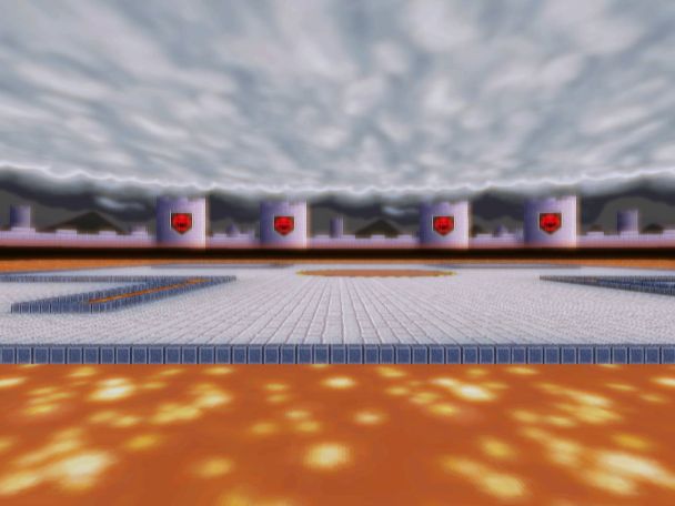 GBA Bowser Course 3 (GBA Battle Course 3 Texture) - Custom Mario Kart