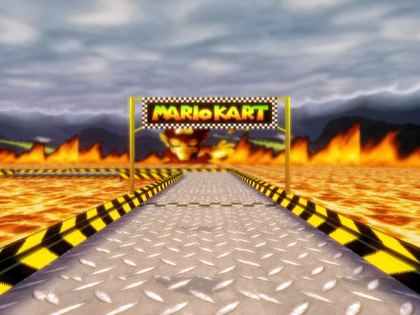 Waluigi's Factory (GBA Bowser Castle 3 Texture) - Custom Mario Kart